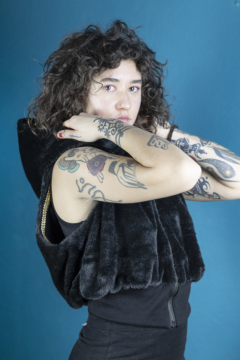 fake fur vest // 5 colors